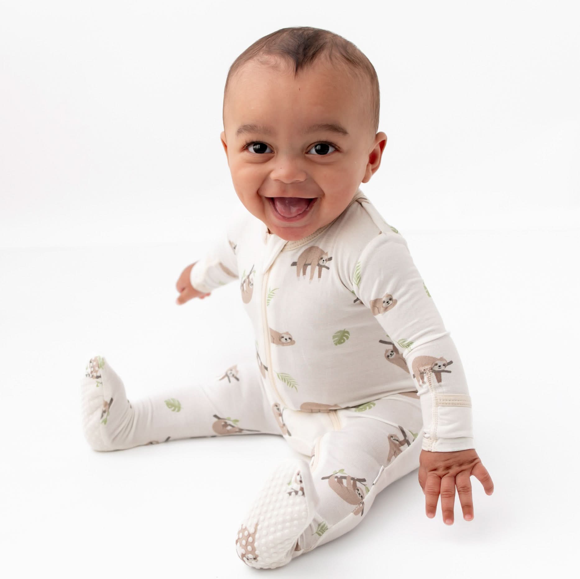 Sloth Bamboo Baby Footie Pajama | BambooLittle – Bamboo Little